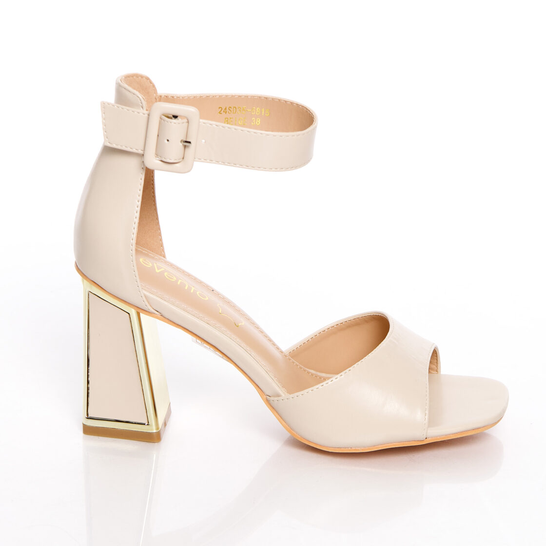 Bēšas krāsas elegantas augstpapēžu kurpes Evento - Klasiskas ...